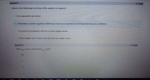 Solved Question S which ot the following not true ot the | Chegg.com