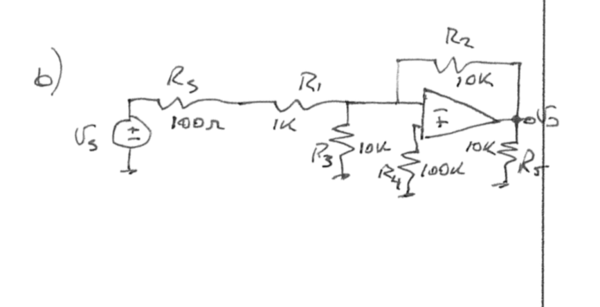 Solved Find Vo/Vs for inverting op-amp | Chegg.com