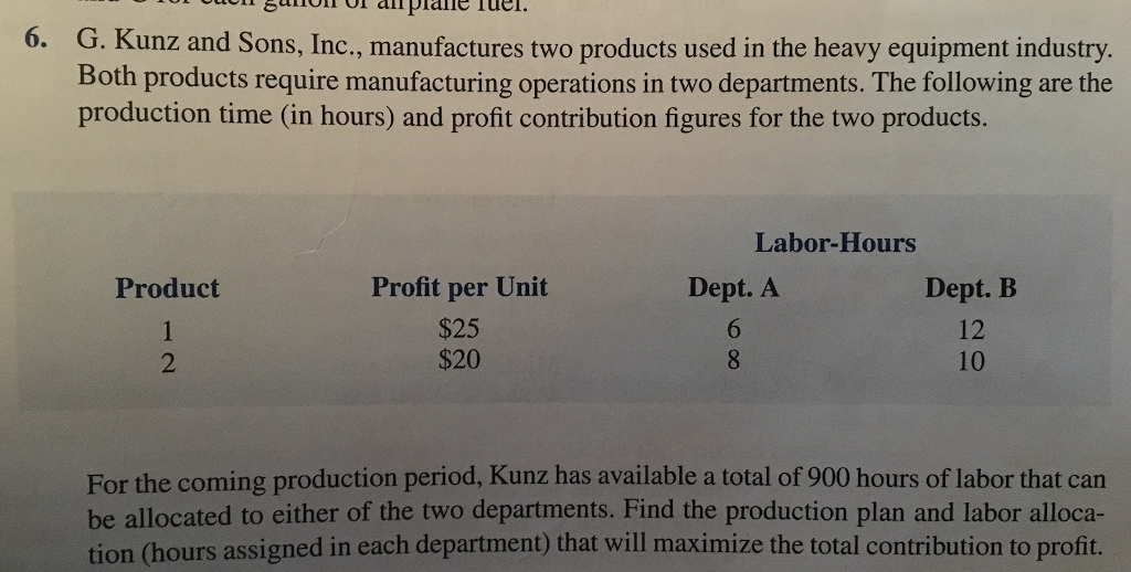 Solved Write The Objective Function And Constraints For Each Chegg