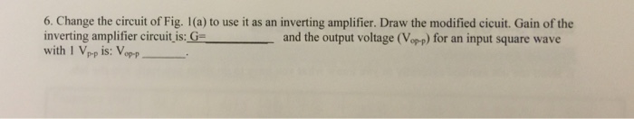 Solved U2 N 741 Vout R2 R1 Fig. I(a) Fig. 1(b) | Chegg.com