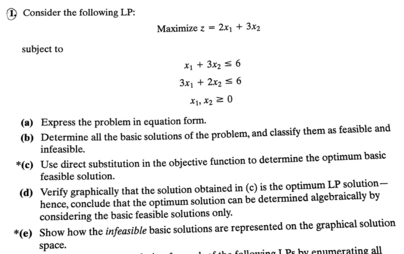 Solved Consider the following LP: Maximize z = 2x_1 + 3x_2 | Chegg.com