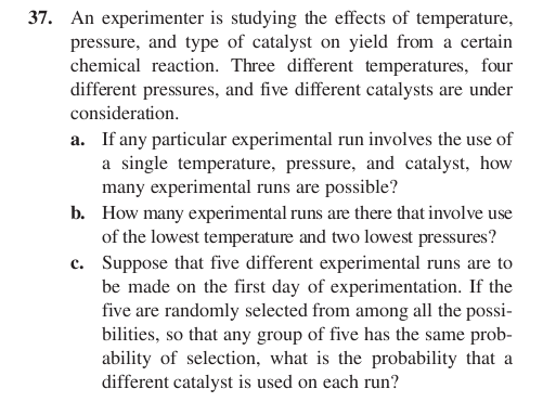 Solved An experimenter is studying the effects of | Chegg.com