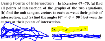 Solved Using Points of Intersection In Exercises (a) find | Chegg.com