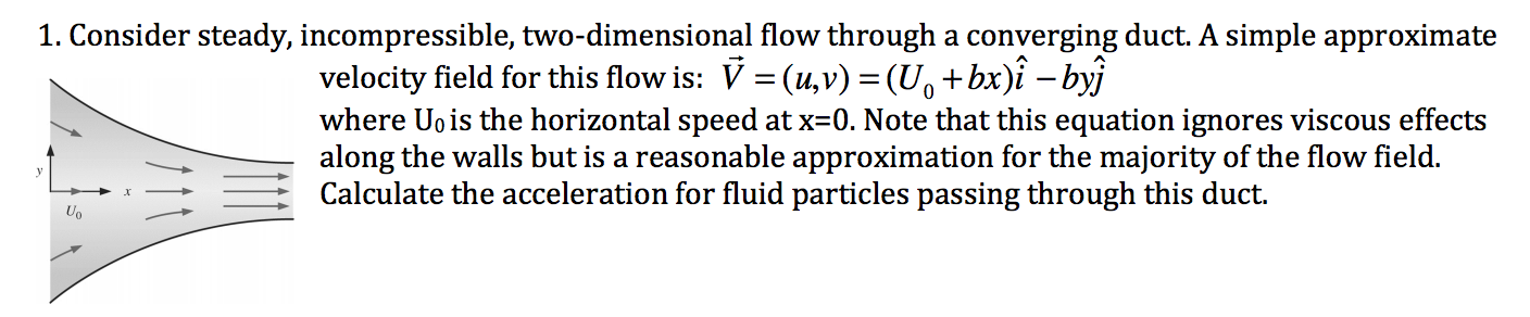 Solved Consider steady, incompressible, two-dimensional flow | Chegg.com