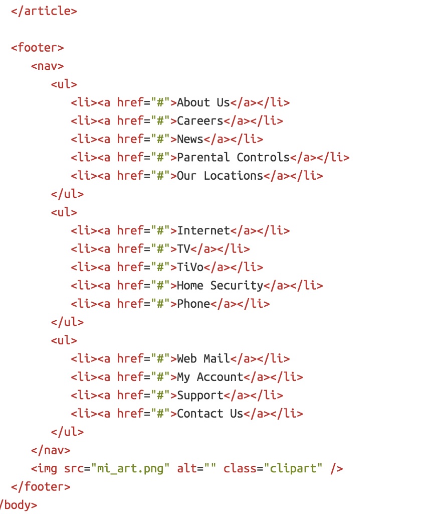 Html5 Table Col | Decoration Examples