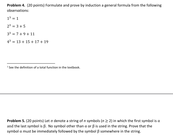 Solved Formulate and prove by induction a general formula | Chegg.com