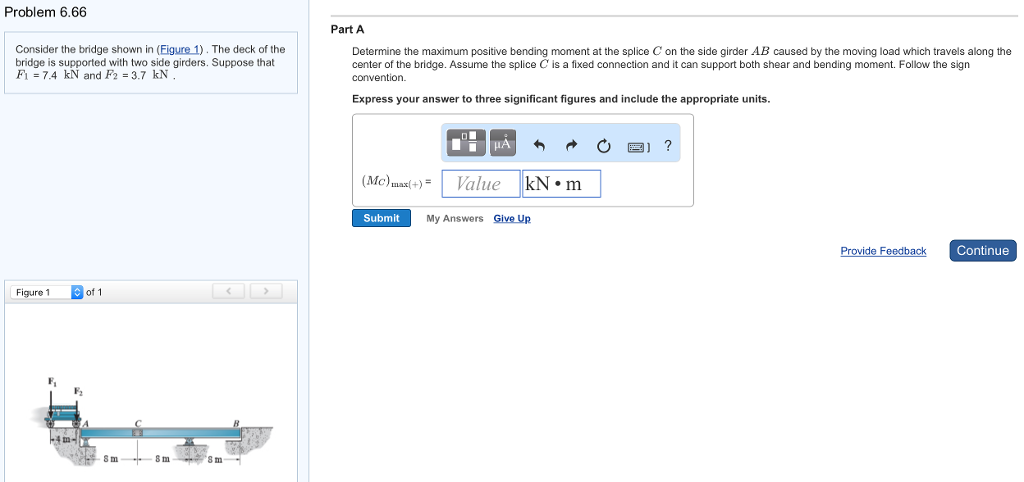Solved Problem 6.66 Part A Consider the bridge shown in | Chegg.com