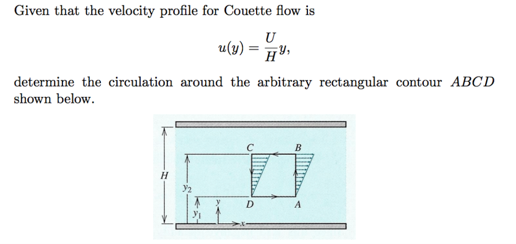 Solved Given that the velocity profile for Couette flow is | Chegg.com