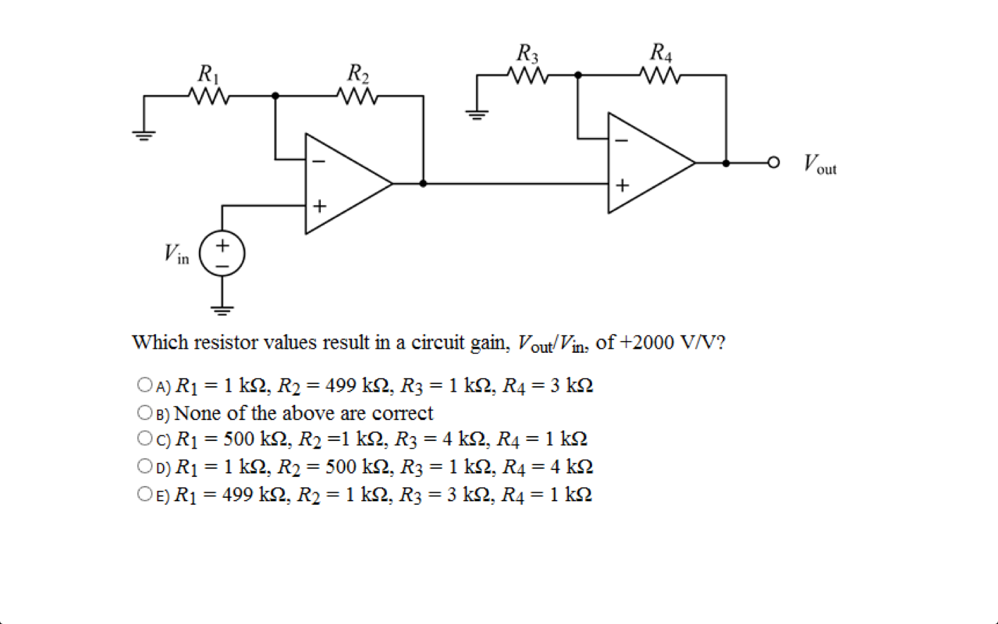 Solved Determine The Value Of V0 Given The Input Voltages