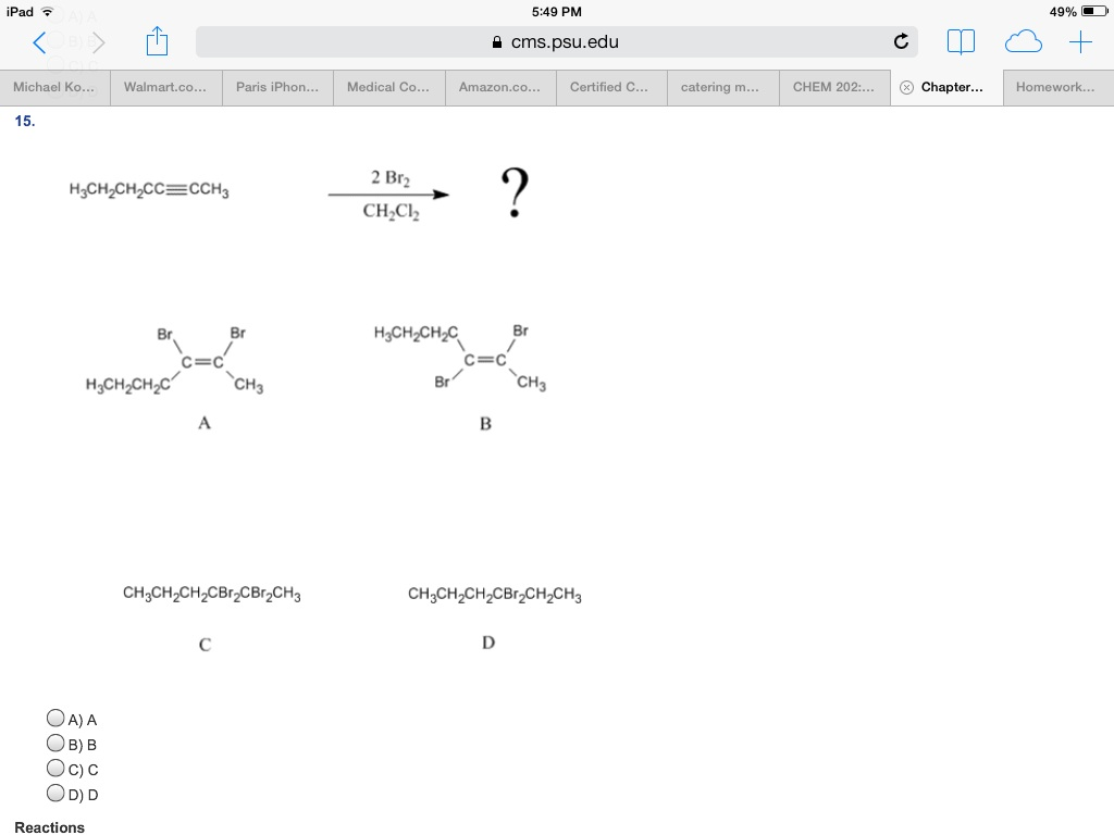 Solved How many equivalents of H2, i.e. how many moles of | Chegg.com
