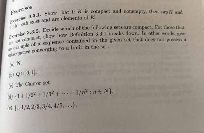 Solved Show that if K is compact and nonempty, then sup K | Chegg.com