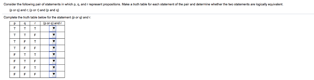 Solved Consider the following pair of statements in which p, | Chegg.com