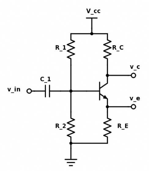 Solved Ignore the intrinsic emitter resistance, rE. Assume | Chegg.com