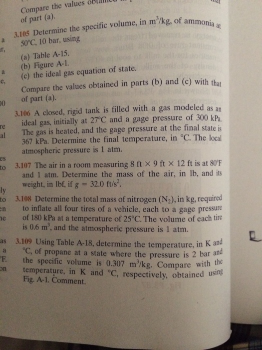 Solved For each case, determine the specified property value | Chegg.com