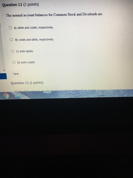 Solved The normal account balances for Common Stock and | Chegg.com