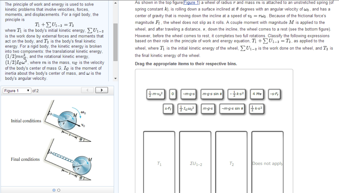 As shown in the top figure(Figure 1) a wheel of | Chegg.com