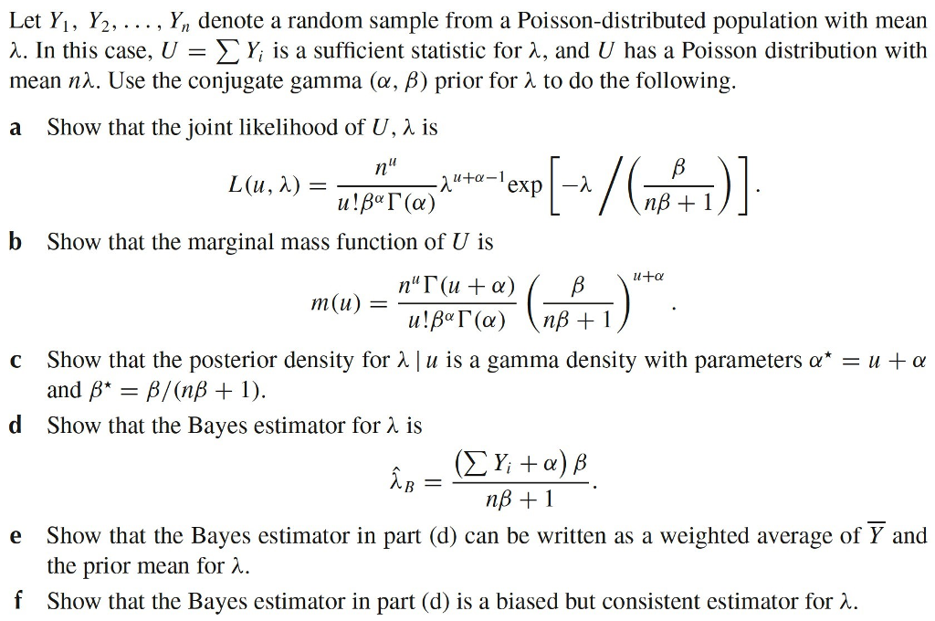 Let Yi, Y2, , Yn denote a random sample from a | Chegg.com