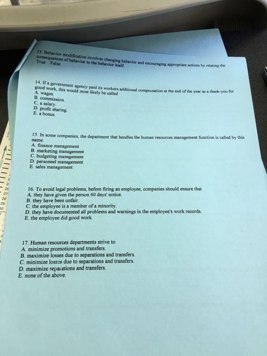 Solved Behavior modification involves changing behavior and | Chegg.com