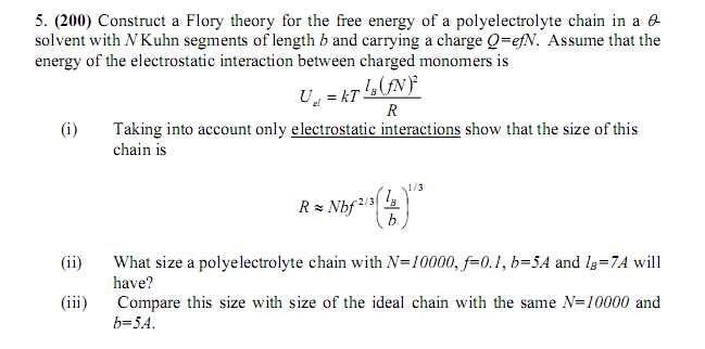 Rubinstein M. and Colby R. “Polymer Physics” Oxford | Chegg.com
