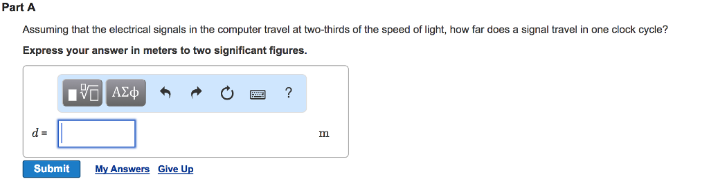 Solved Part A Assuming that the electrical signals in the | Chegg.com