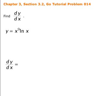 Solved Chapter 3, Section 3.2, Go Tutorial Problem 014 Find | Chegg.com