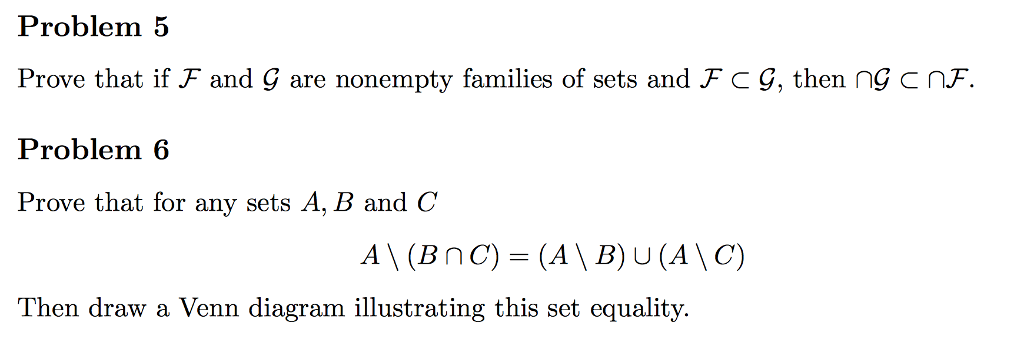 Solved Prove that if F and G are nonempty families of sets | Chegg.com