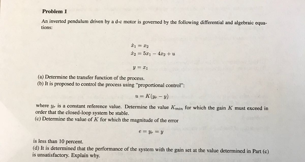 Solved Problem 3 As an alternative to state-variable | Chegg.com