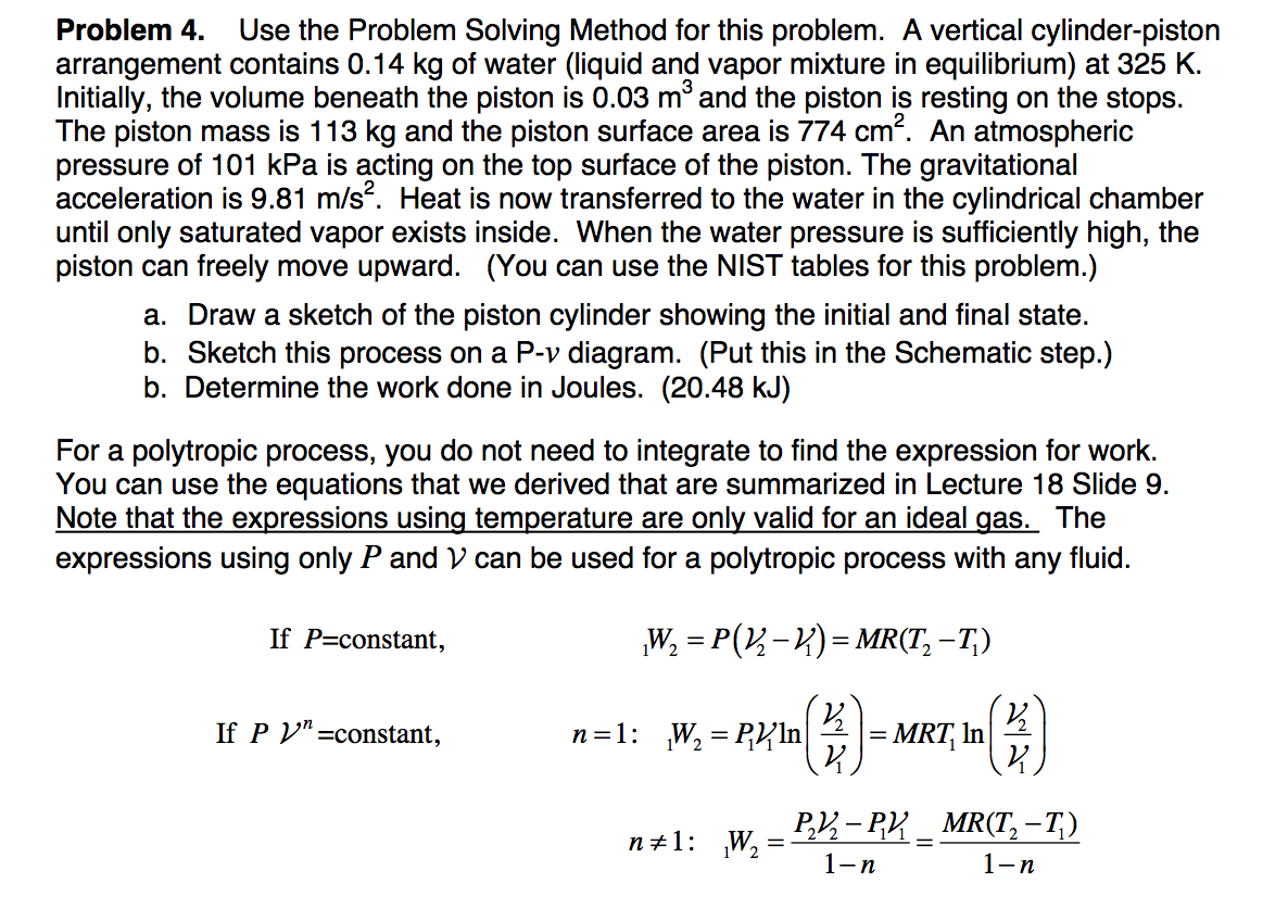 Solved Problem 4 Use the Problem Solving Method for this | Chegg.com