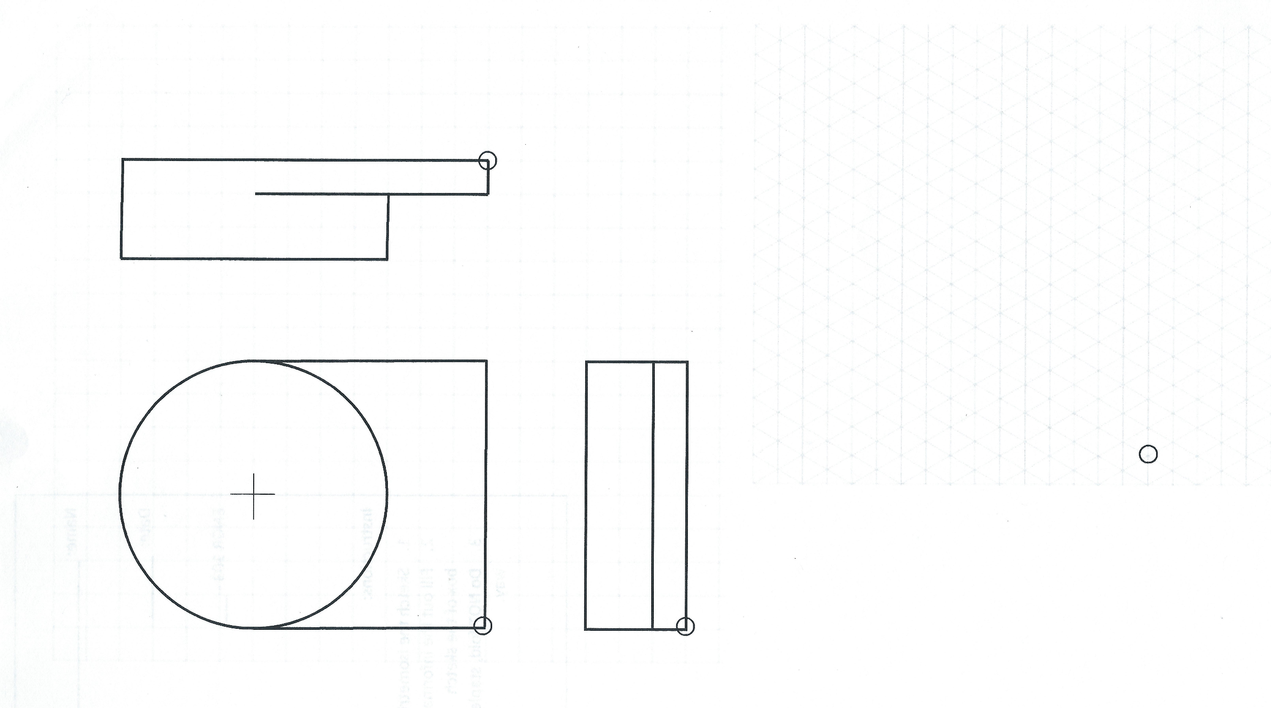 Solved Draw the isometric view of the object whose | Chegg.com