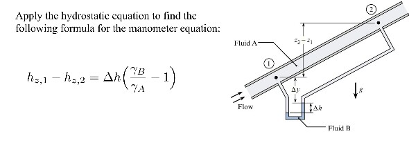 Solved Apply the hydrostatic equation to find the following | Chegg.com