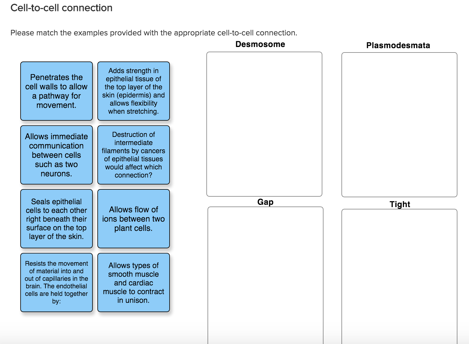 Solved Please match the examples provided with the | Chegg.com