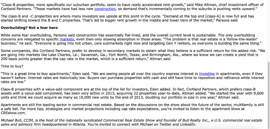 Solved What do you think about the author's contention that | Chegg.com