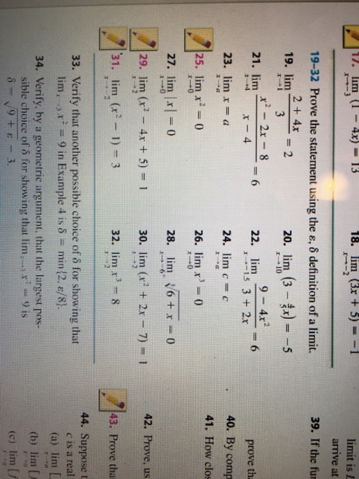 Solved Prove the statement using the epsilon, delta | Chegg.com