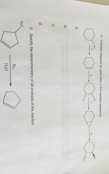 Solved Indicate reagents for each step in this reaction | Chegg.com