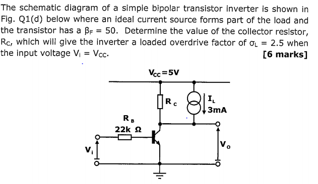 Solved The scematic of a simple bipolar transistor is shown | Chegg.com