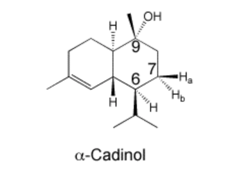 Solved alpha-Cadinol is a constituent of Chamaecyparis | Chegg.com