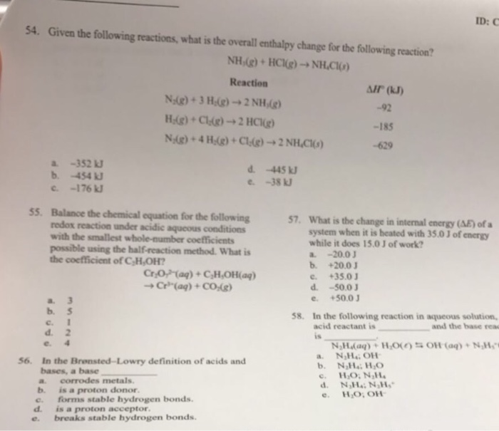 Solved Given the following reactions, what is the overall | Chegg.com