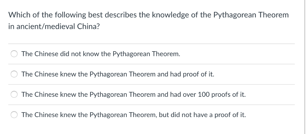 Solved Which of the following best describes the knowledge | Chegg.com