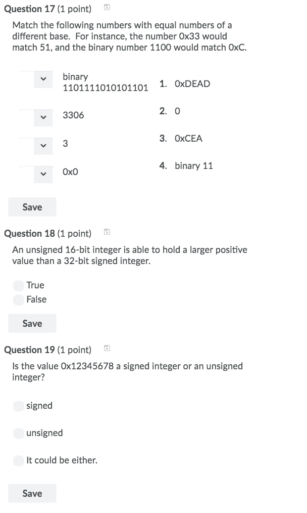 Solved Question 11 (1 point) How is the binary number 1010 | Chegg.com