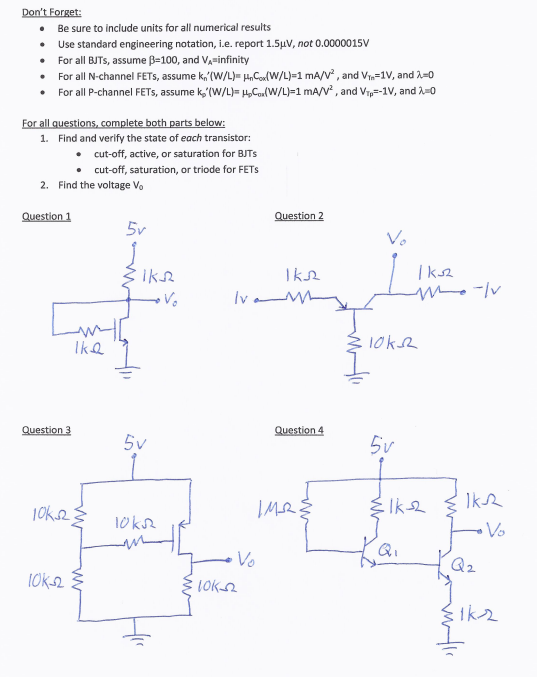 Solved Be sure to include units for all numerical results | Chegg.com
