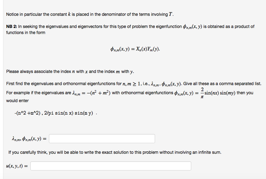 Solved This problem is concerned with the initial boundary | Chegg.com