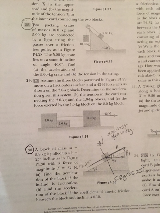 Solved Assume the three blocks portrayed in Figure P1.29 | Chegg.com