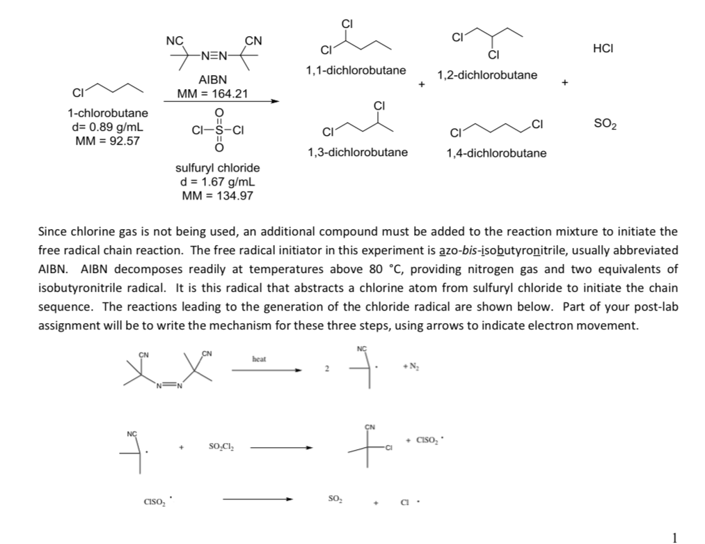 Solved CI NC CN HCI Cl 1,1-dichlorobutane 1,2-dichlorobutane | Chegg.com