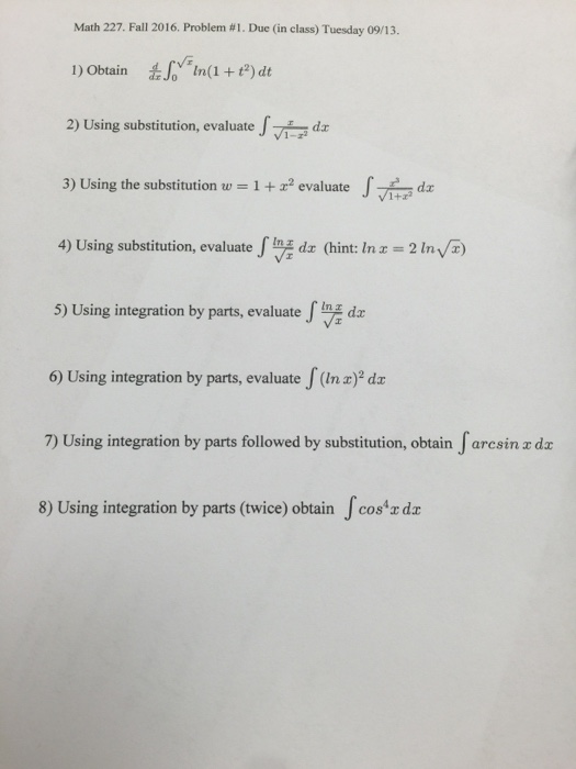 Solved Obtain d/dx integral^squareroot x_0 ln (1 + t^2) dt | Chegg.com