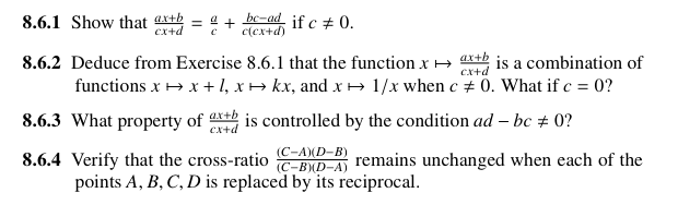 Show that ax+b/cx+d = a/c + if cnotequalto0. Deduce | Chegg.com