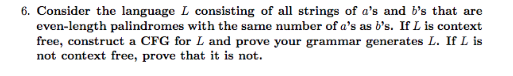 Solved 6. Consider the language L consisting of all strings | Chegg.com