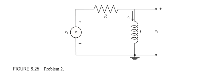 Solved 2. Consider the first-order RL circuit shown in | Chegg.com