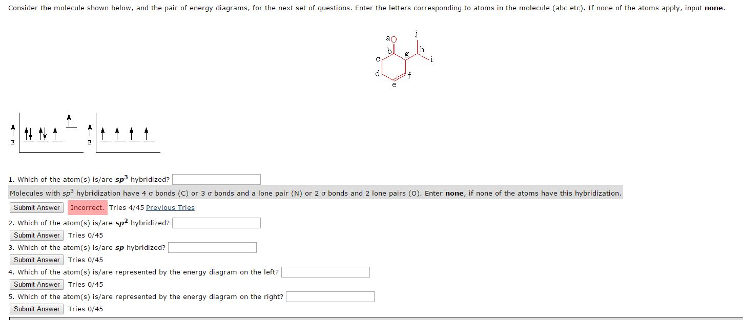 Solved Consider the molecule shown below, and the pair of | Chegg.com