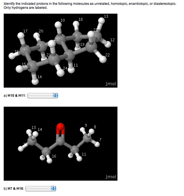 Solved Identify the indicated protons in the following | Chegg.com
