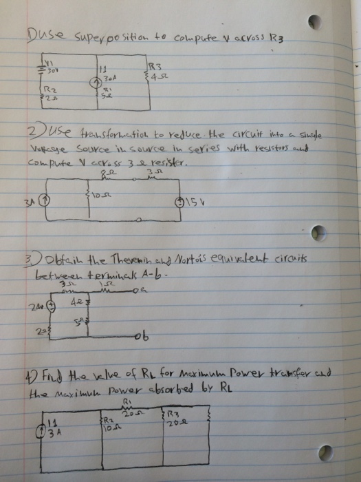 Solved 5 Find The Current Through 6 Ohm Resistor